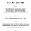 Temporary Menus | Tuscan Moon Grill On Fifth